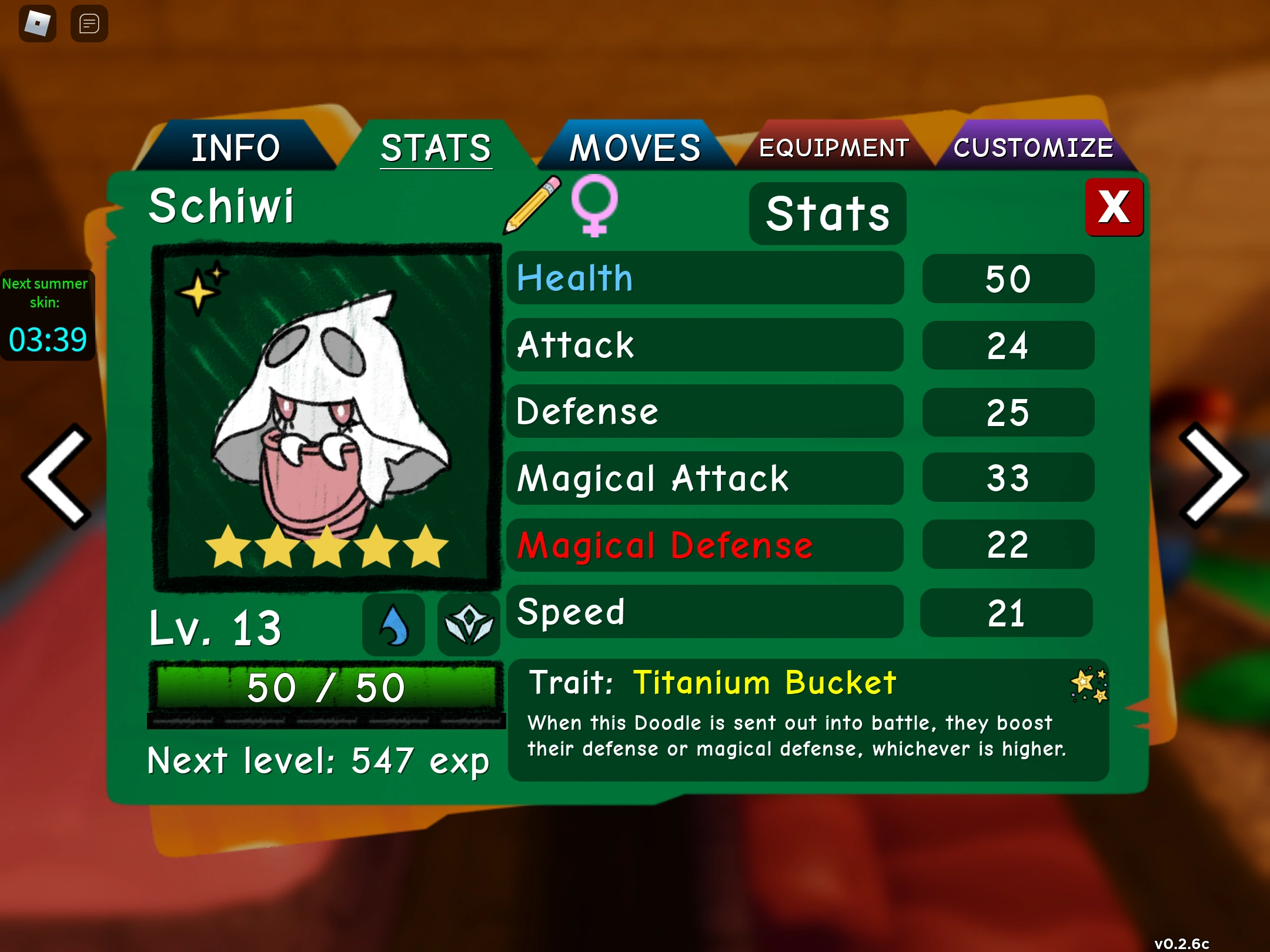 Trading mp ht 5 star schiwi for ice witch schiwi or rainy day glummish ...