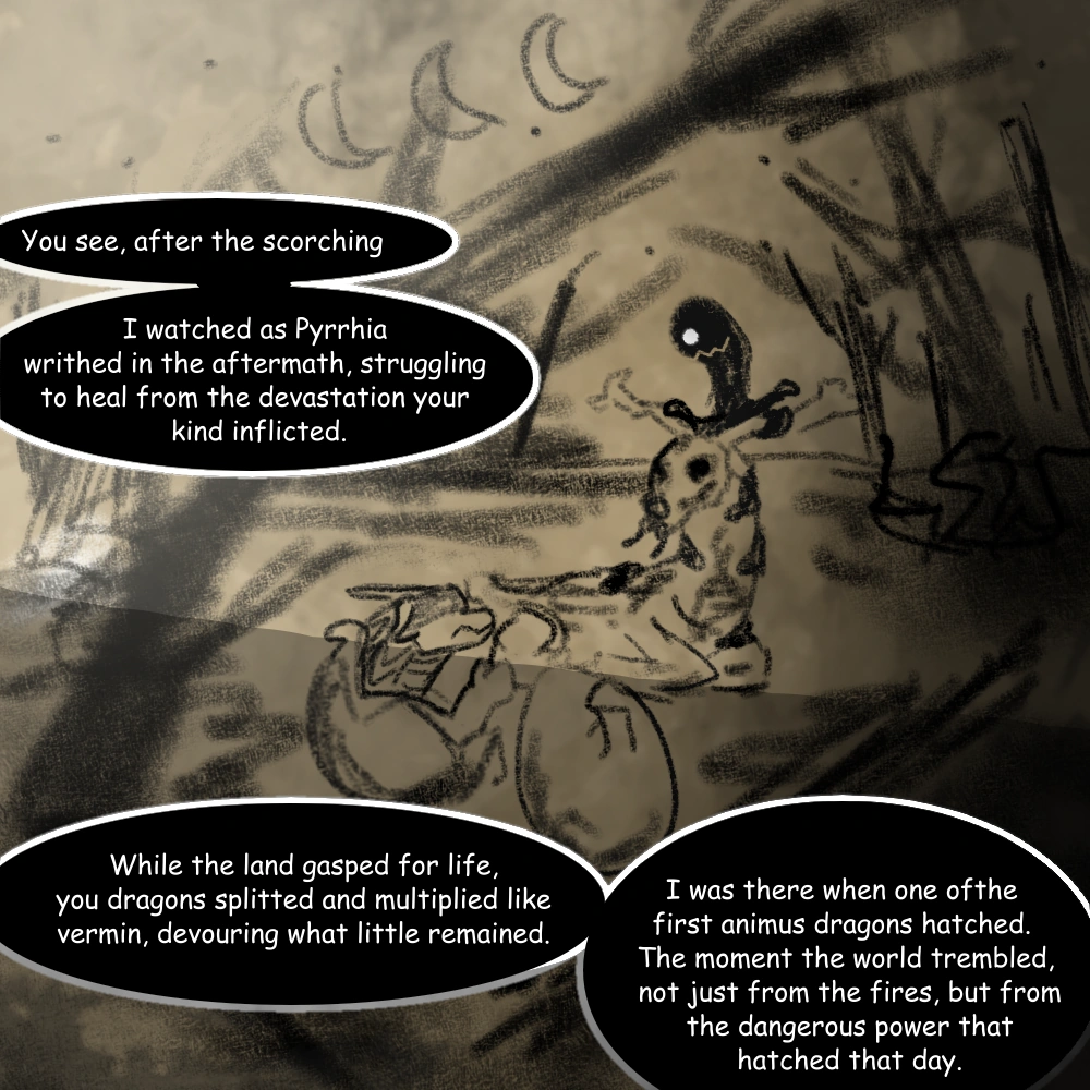 The Parasite witnessing the hatching of the first animus dragon | Fandom