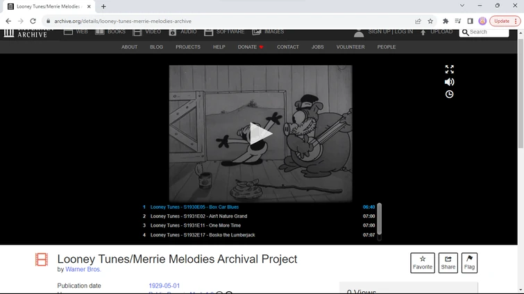 The Looney Tunes/Merrie Melodies Archive Project | Fandom