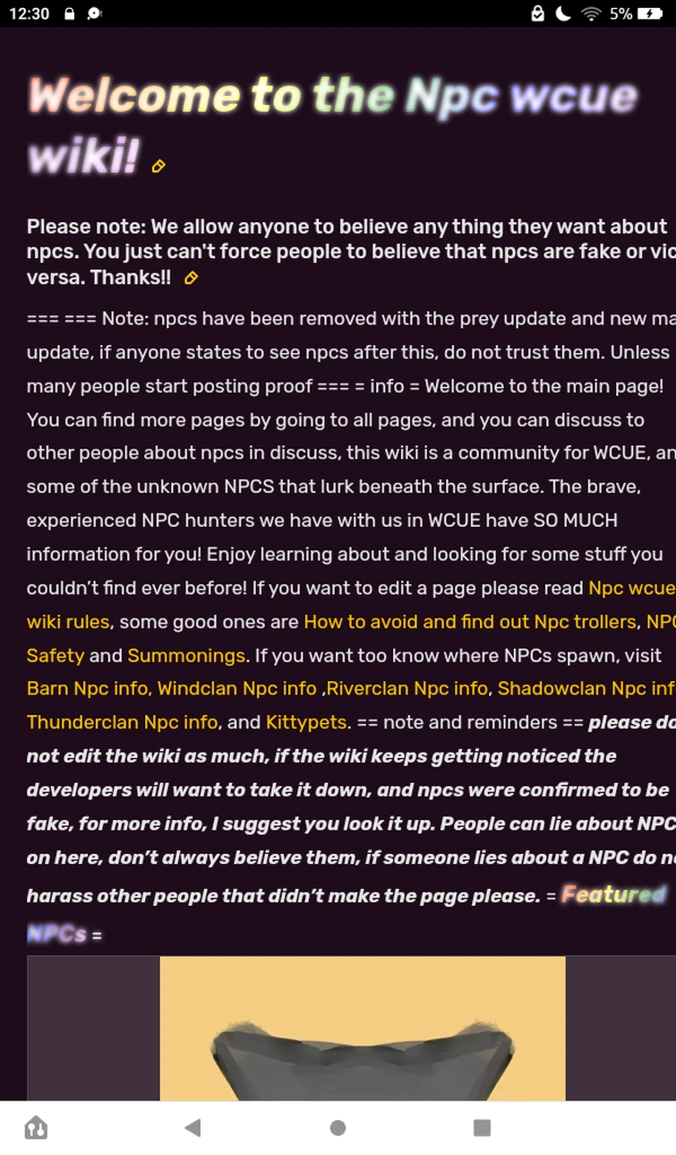 Discuss Everything About Npc Wcue Wiki | Fandom