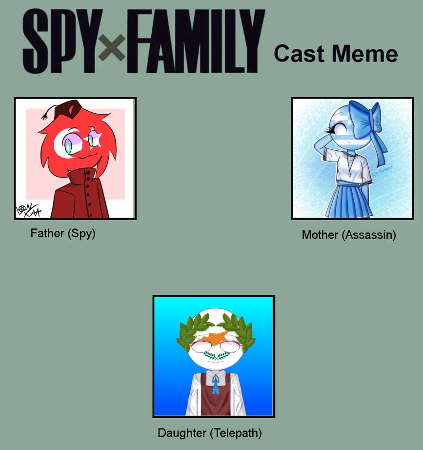 Countryhumans Turkey X Greece As Spy X Family! | Fandom