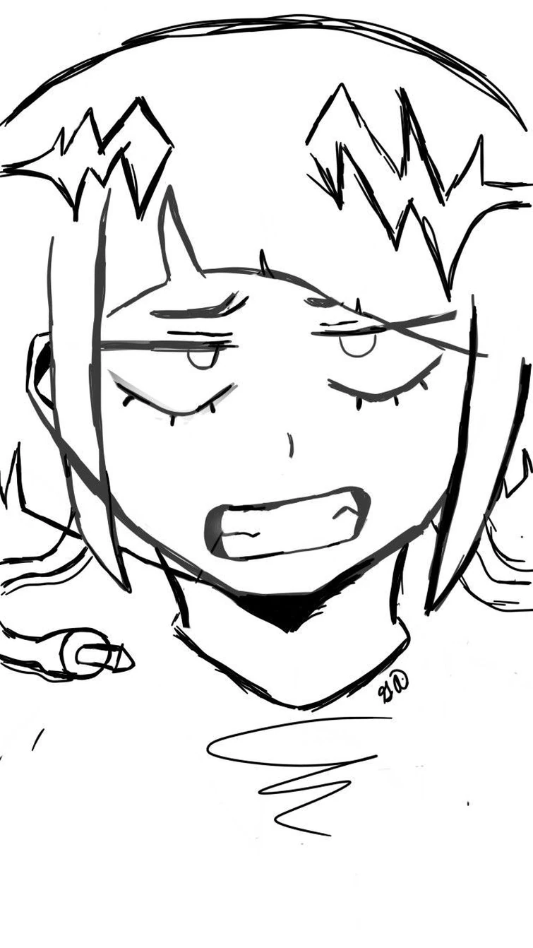 Here's a rough draft of Kyoka jiro (my very first sketch of her!) | Fandom