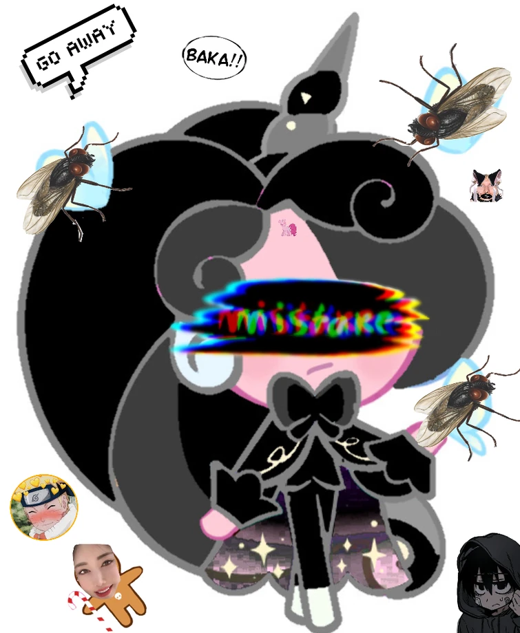 Cream unicorn after… (idk what else to put with these emo cookies 😭 ...