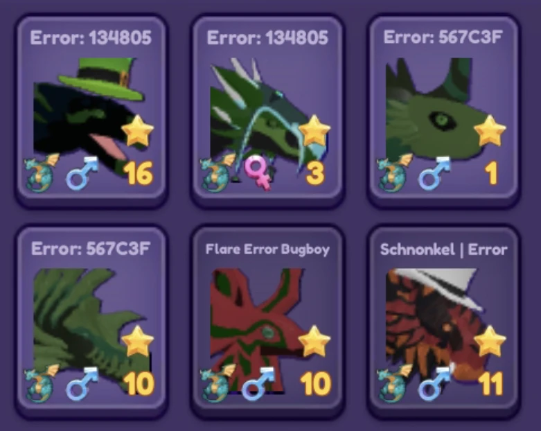 Rare Errors for offers | Fandom