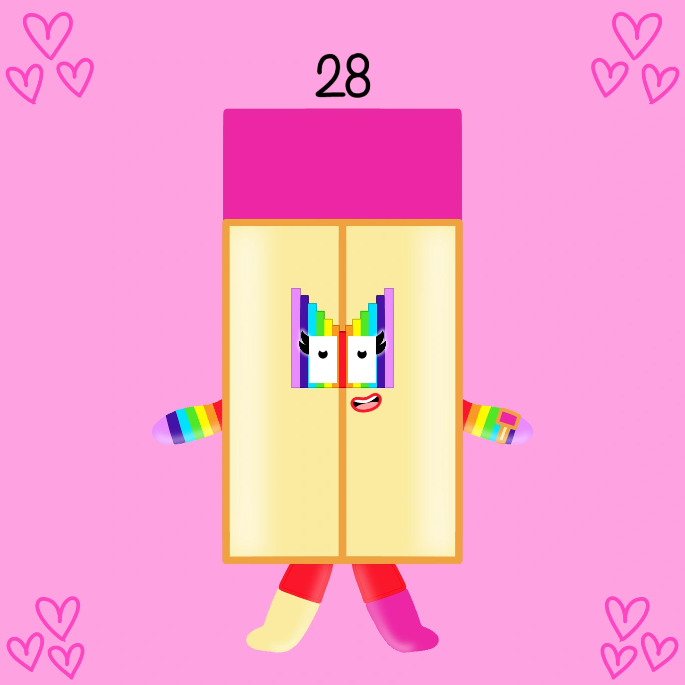 Drawing Numberblock 28 for the first time ever! | Fandom