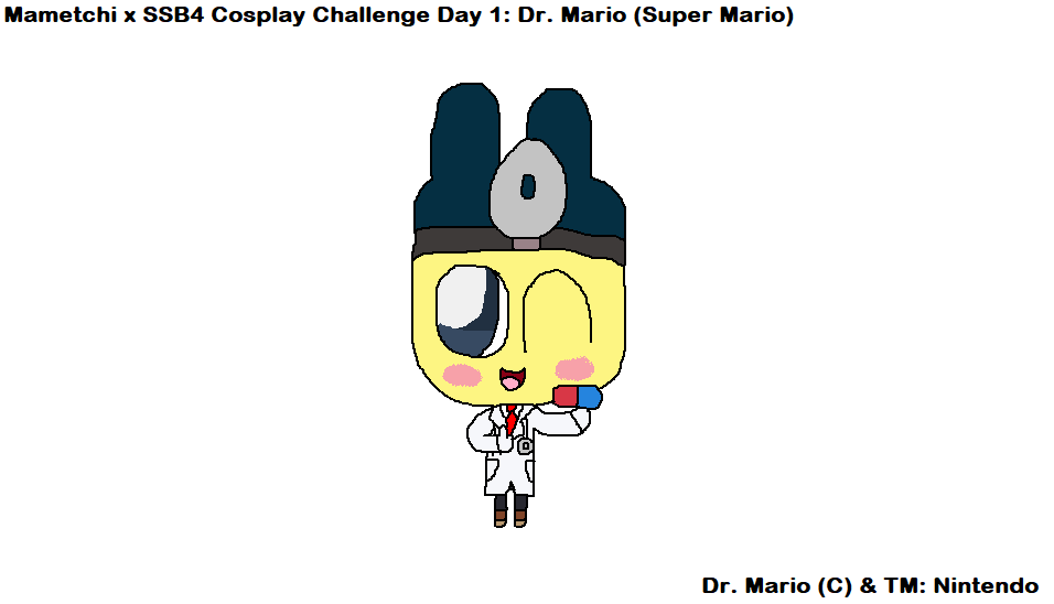 Mametchi x SSB4 Cosplay Challenge Day 1: Dr. Mario (Super Mario) | Fandom