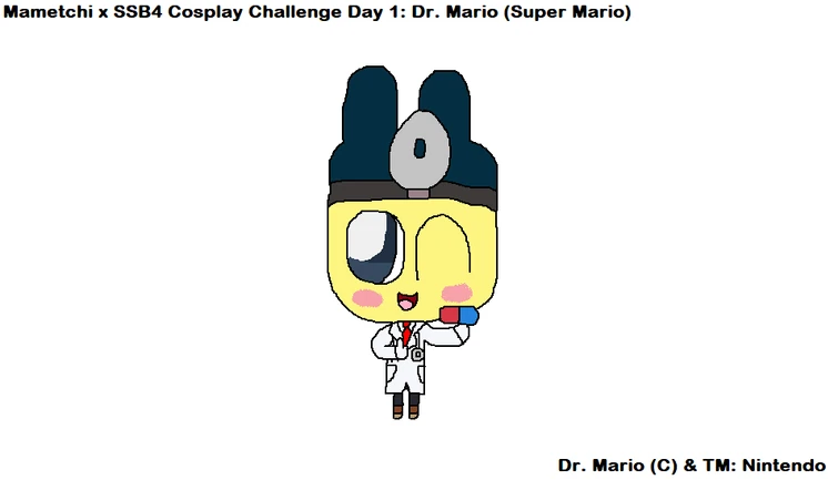 Mametchi x SSB4 Cosplay Challenge Day 1: Dr. Mario (Super Mario) | Fandom