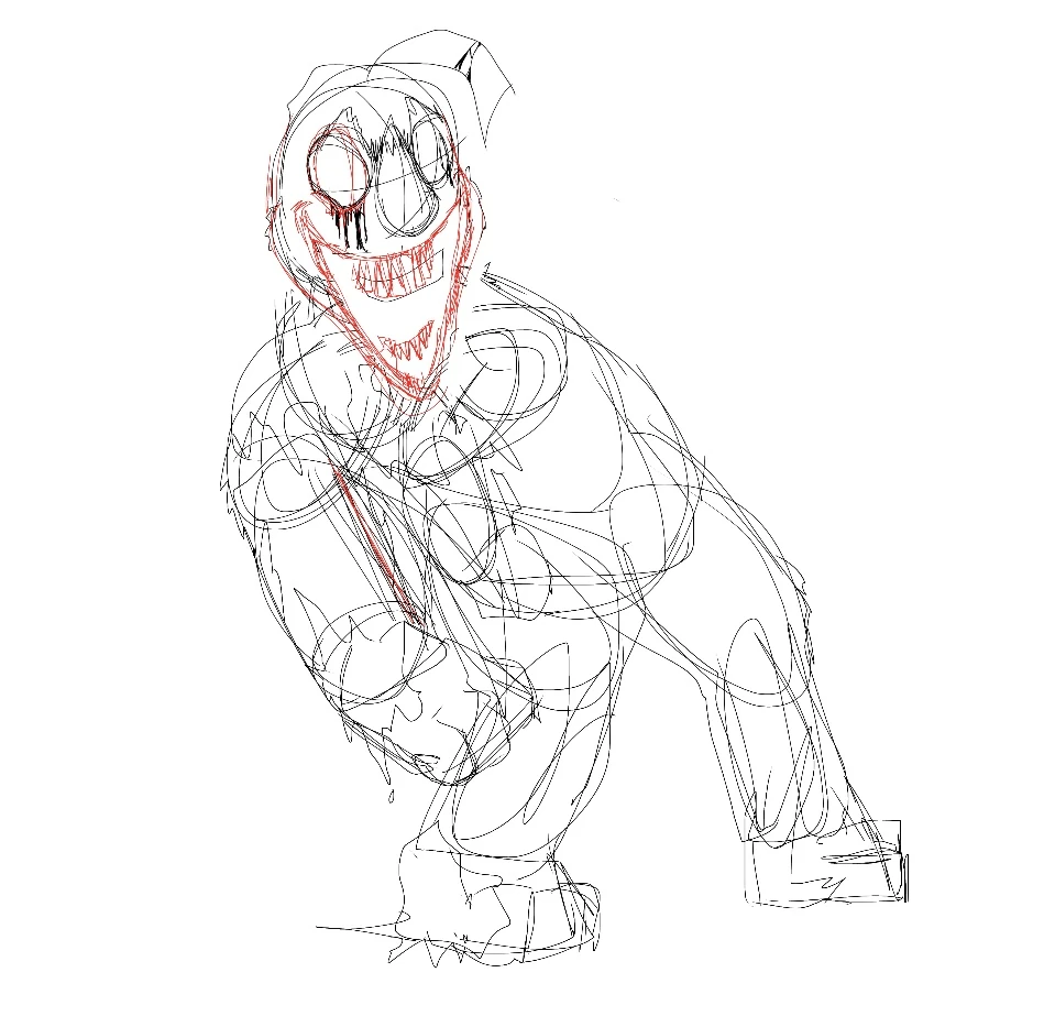 Some random fanmade pose sketch i made | Fandom