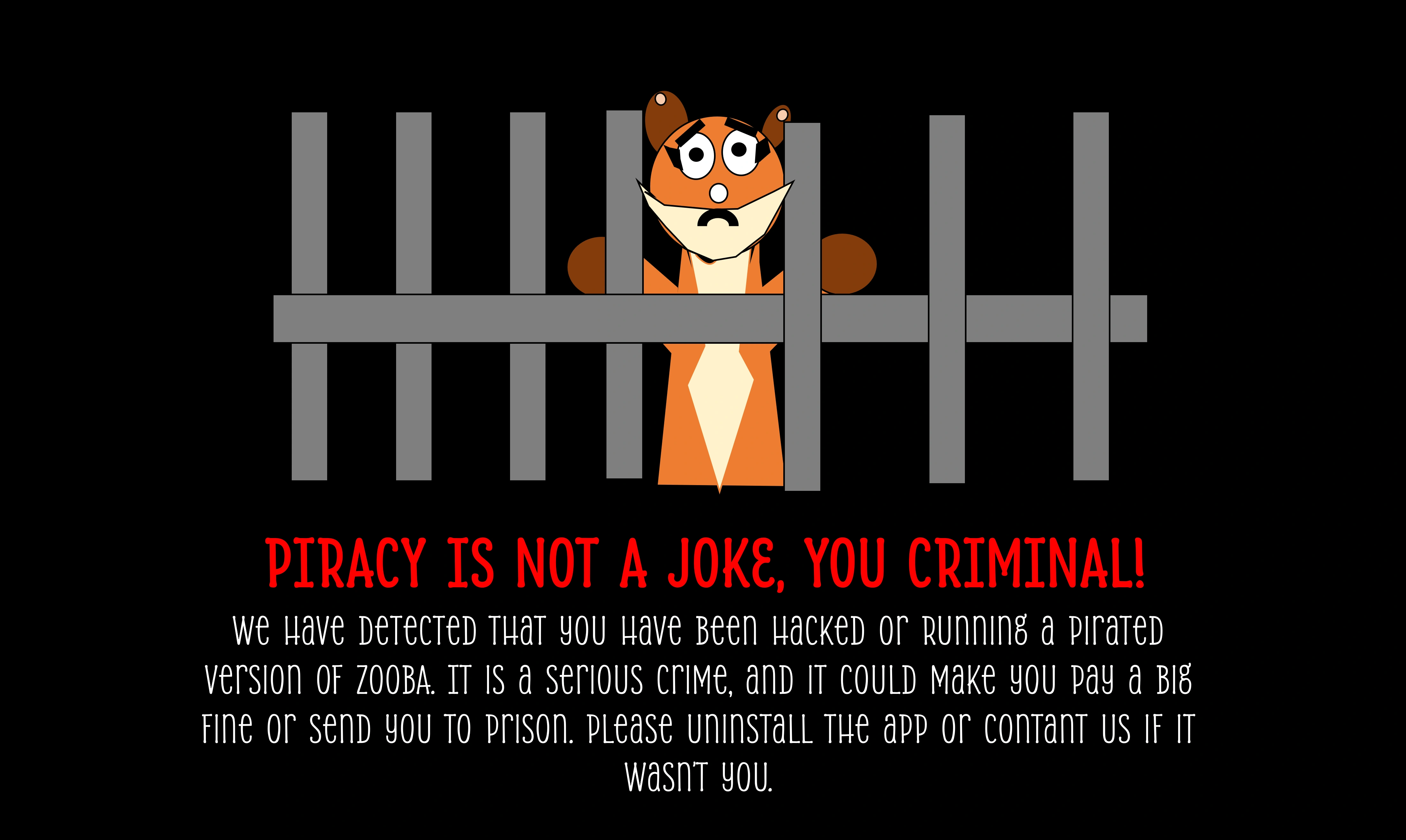 My Fanmade Anti-Piracy Screen | Fandom