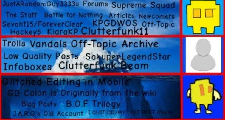 The Best GD Wiki Iceberg (Levels 1-6) | Fandom