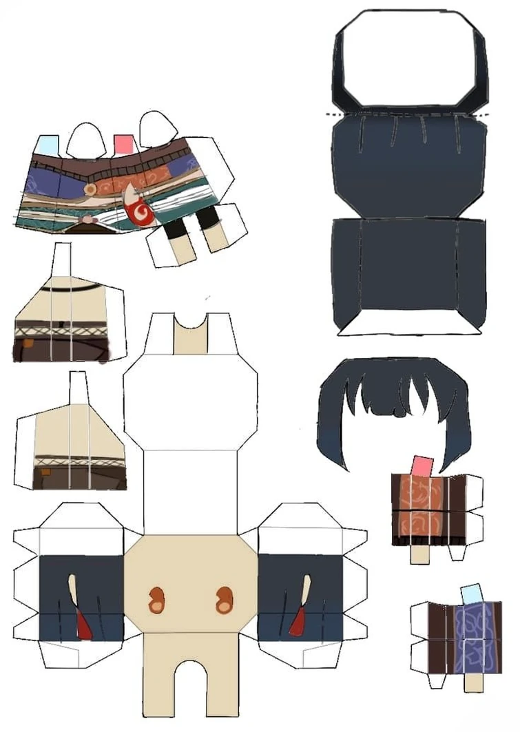 does anyone have any An papercraft templates | Fandom