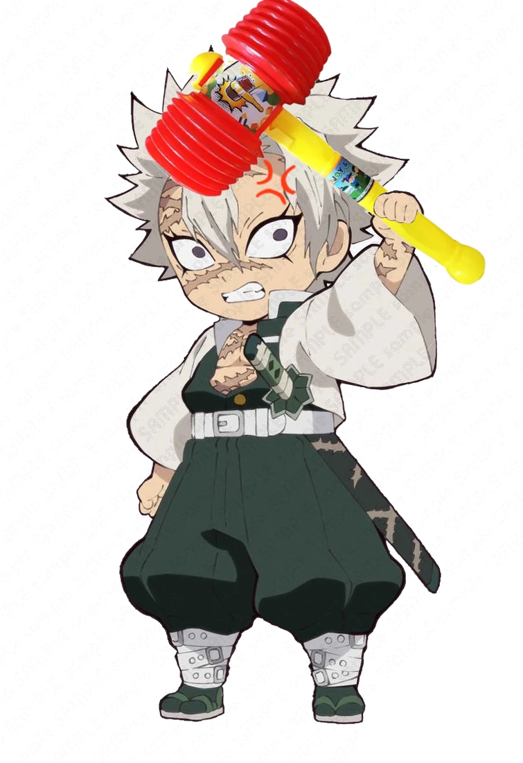 Sanemi with a squeaky hammer | Fandom