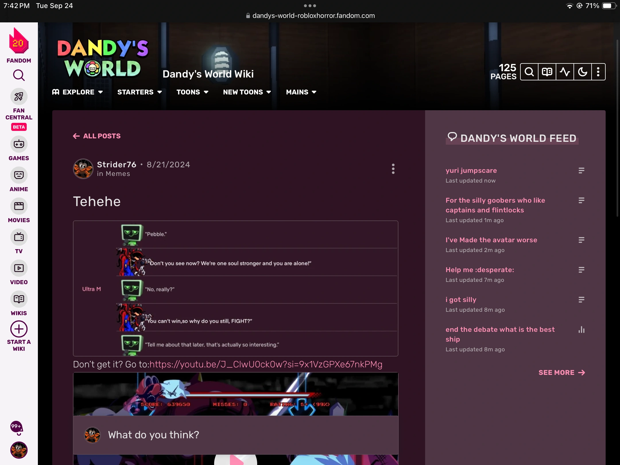 *first post flashbacks* | Fandom