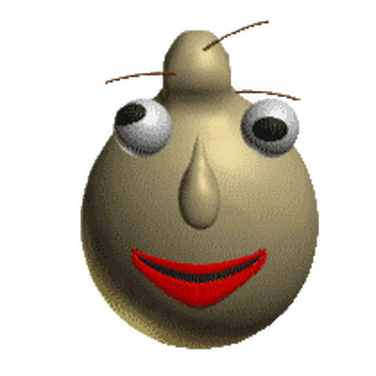 i made Baldi model for fun in blender | Fandom