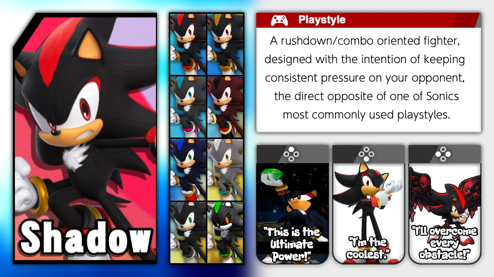 Shadow the Hedgehog Smash Bros DLC Concept | Fandom