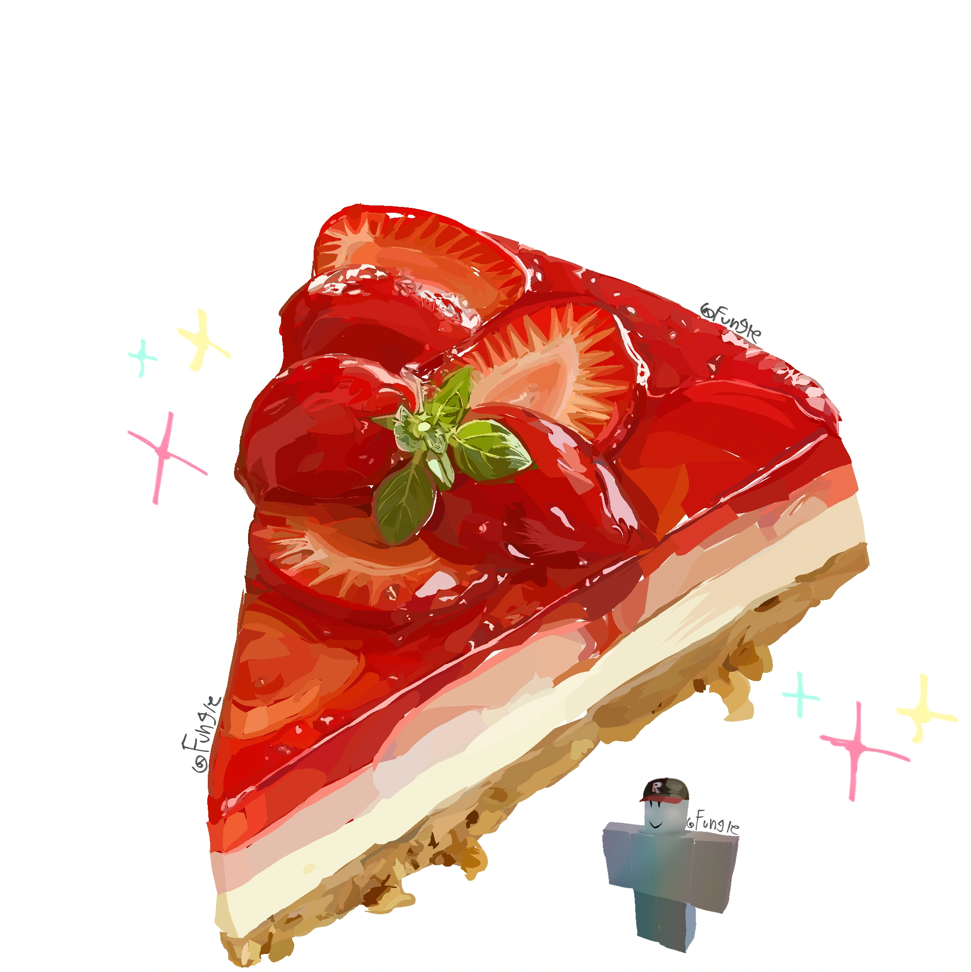 Robloxian Life size Cheesecake (ART) | Fandom