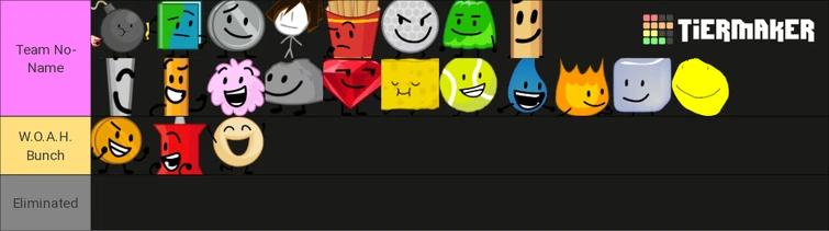 BFDIA Viewer Voting, Episode 1: Tug of War | Fandom