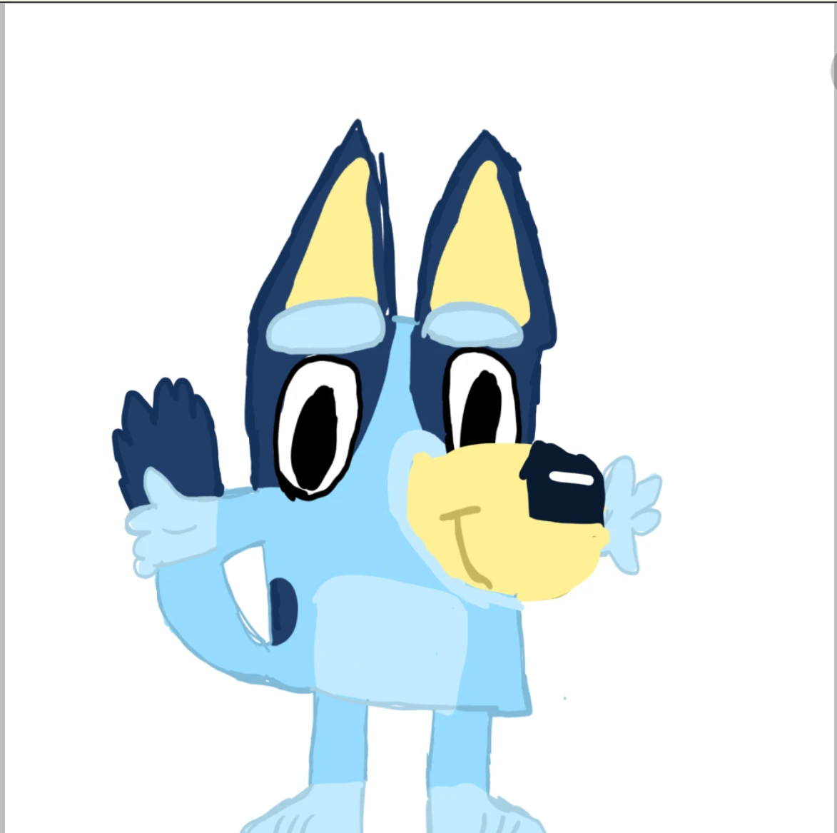 Tried making bluey in the most offical things I can | Fandom