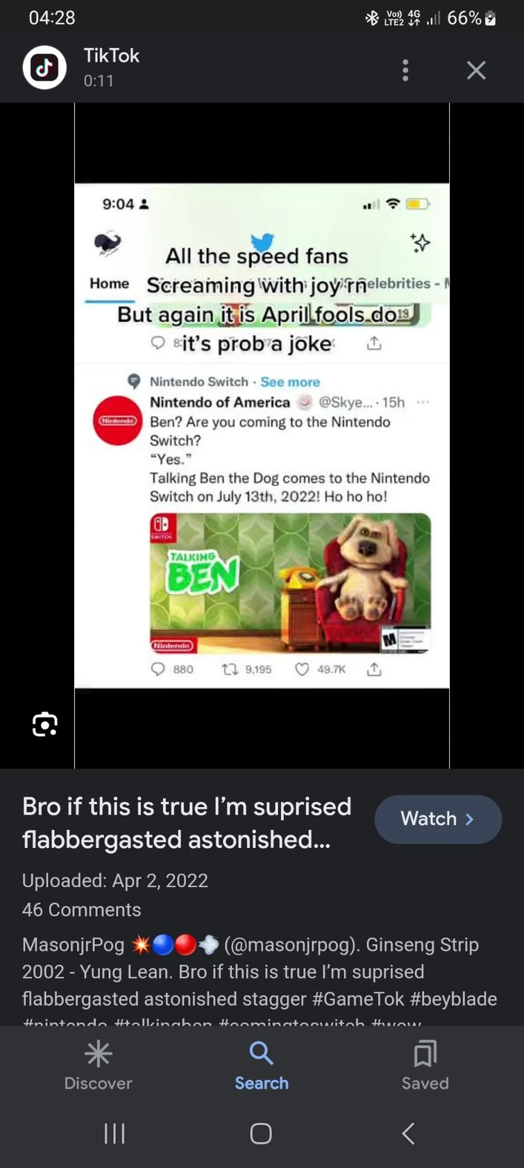 This guy Vandalized the Talking Ben the Dog article | Fandom