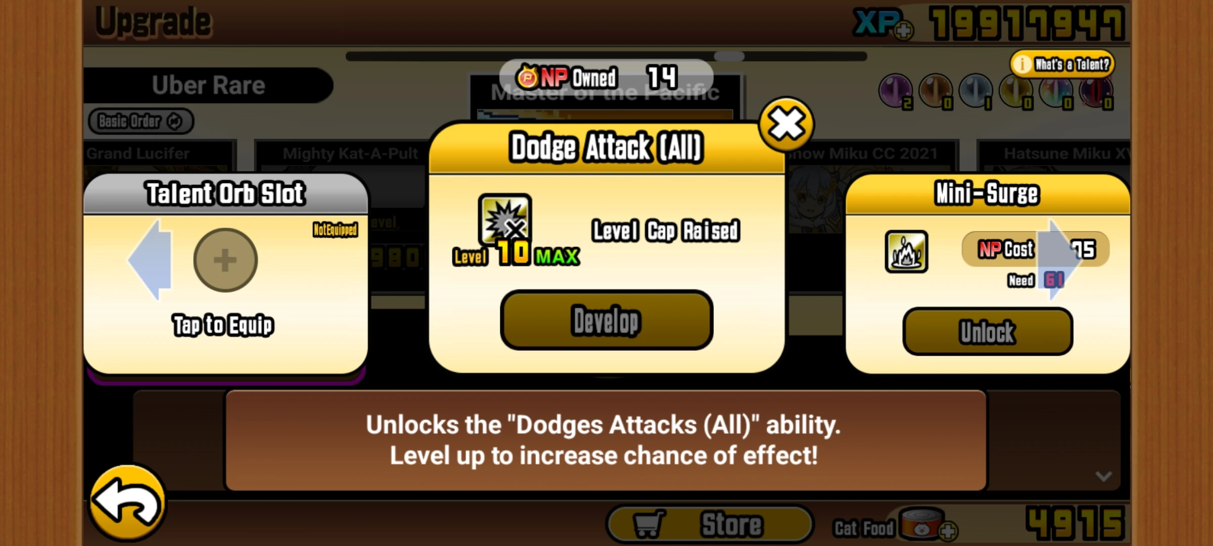 I maxed molas dodge | Fandom