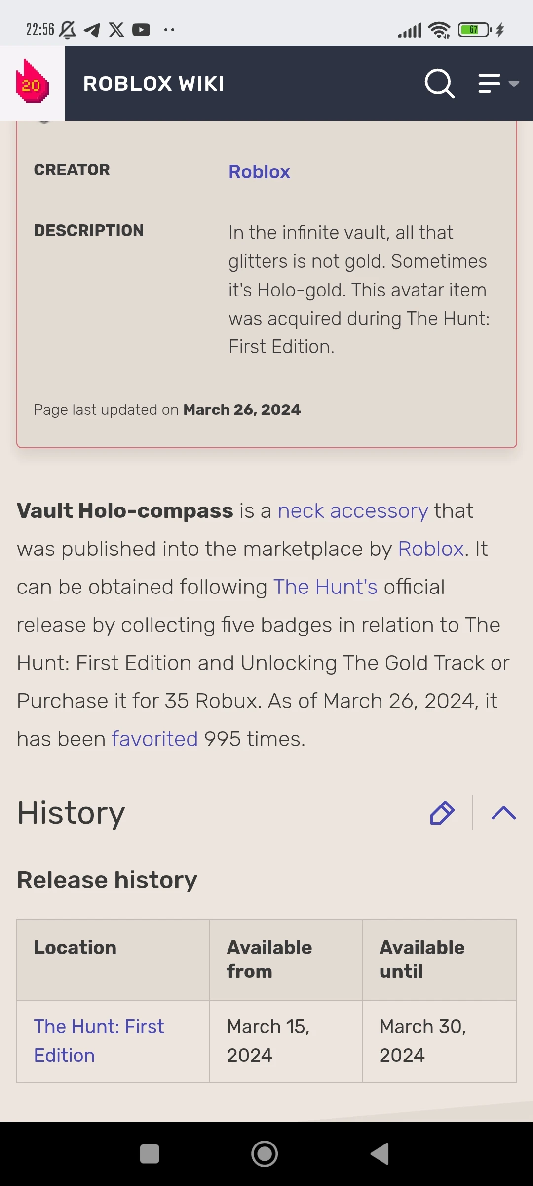 The Hunt items | Fandom