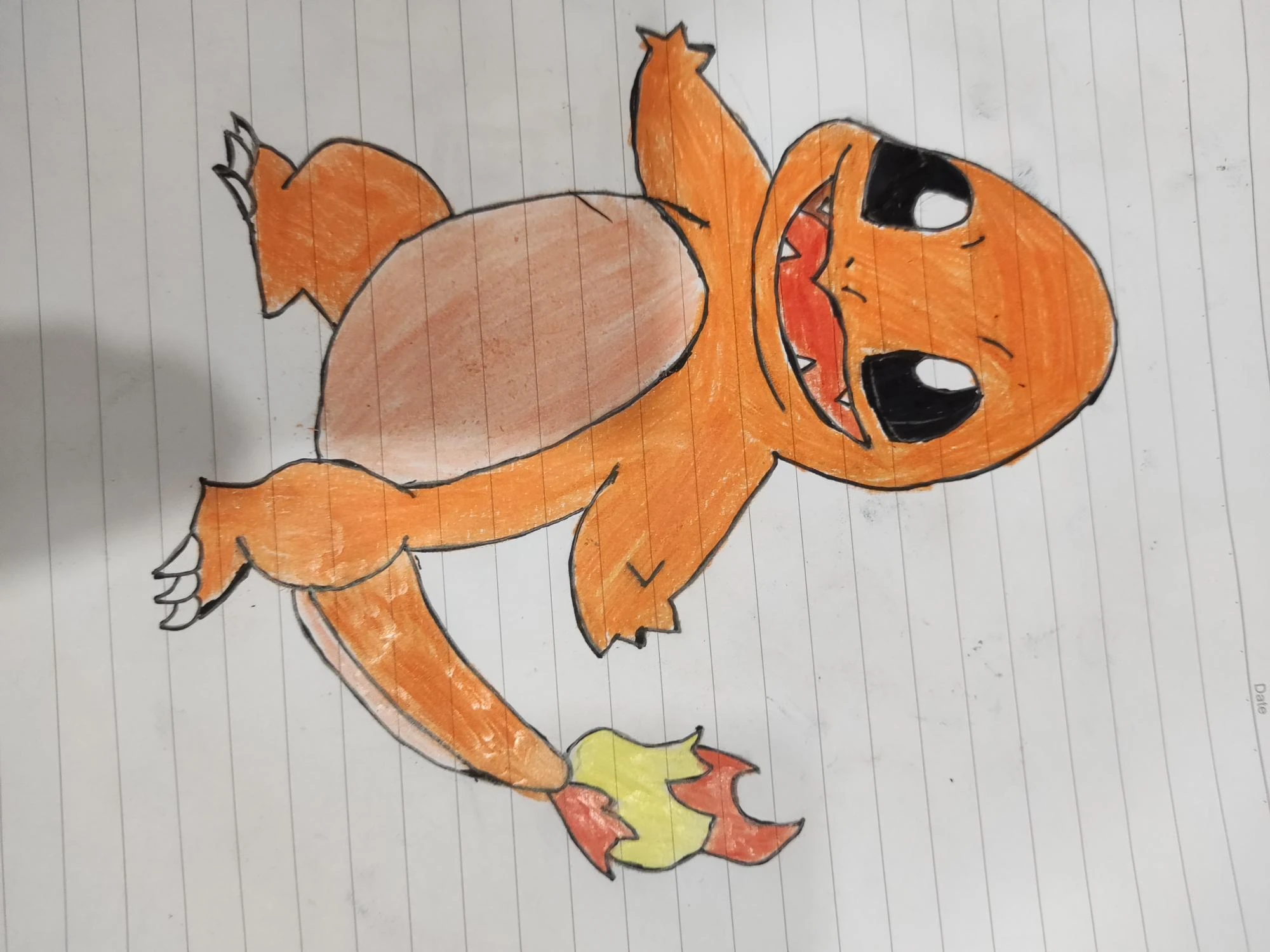 Drawing of charmander | Fandom