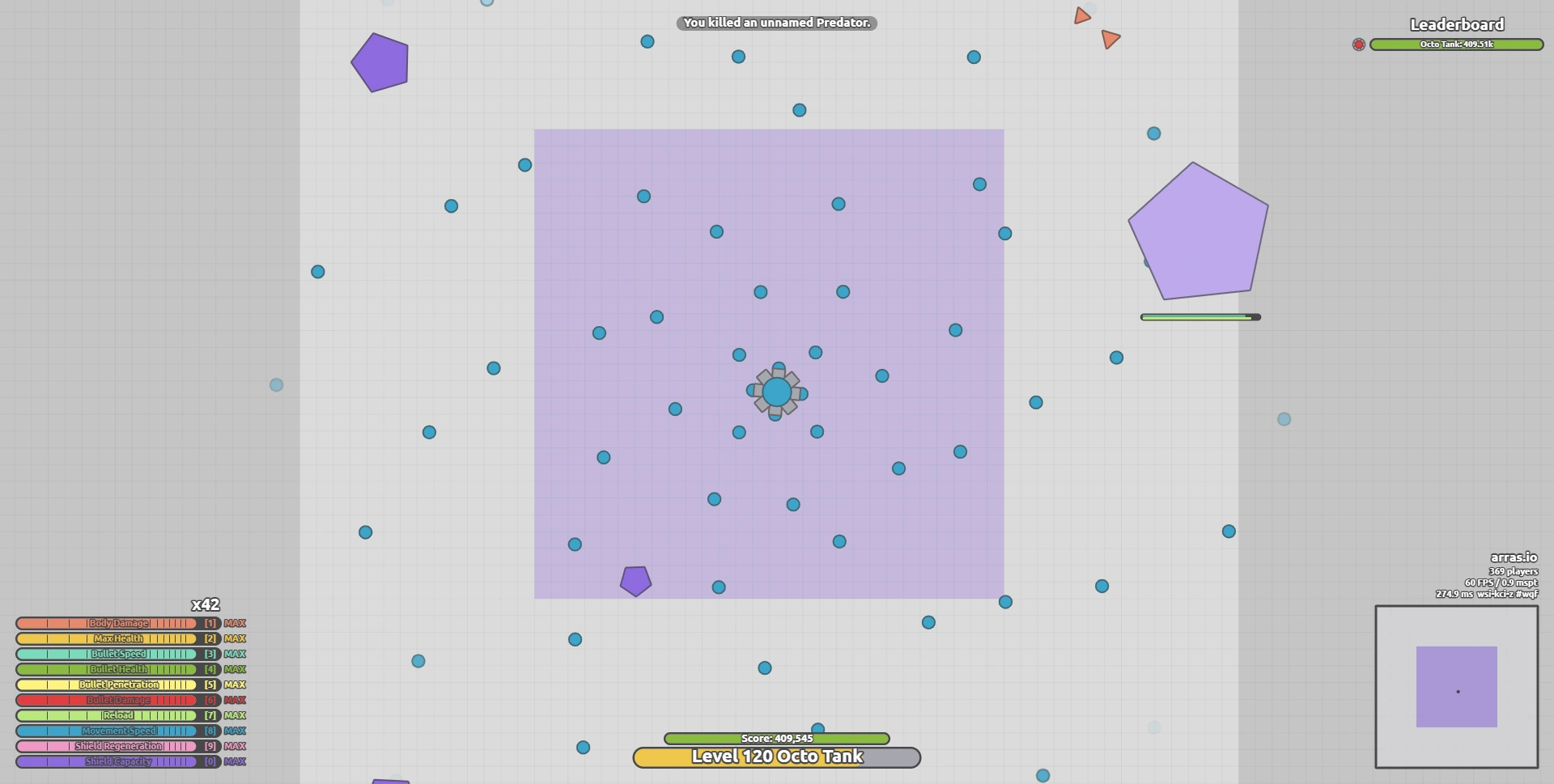 Octo Tank Maxed All Stats VS All Tanks | Fandom