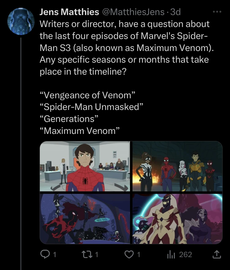 One of Marvel’s Spider-Man Fan director has answered confirm timeline ...