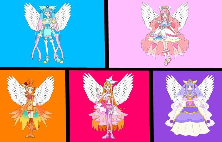 Hirogaru Sky Cures Power up forms | Fandom