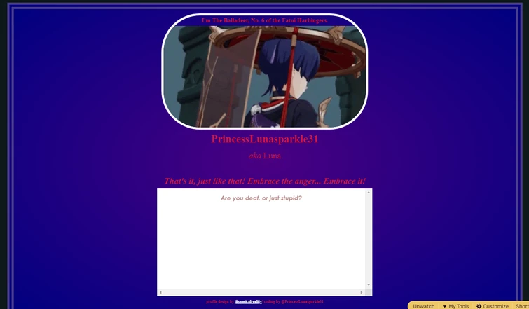 Psst Scaramouche themed profile | Fandom