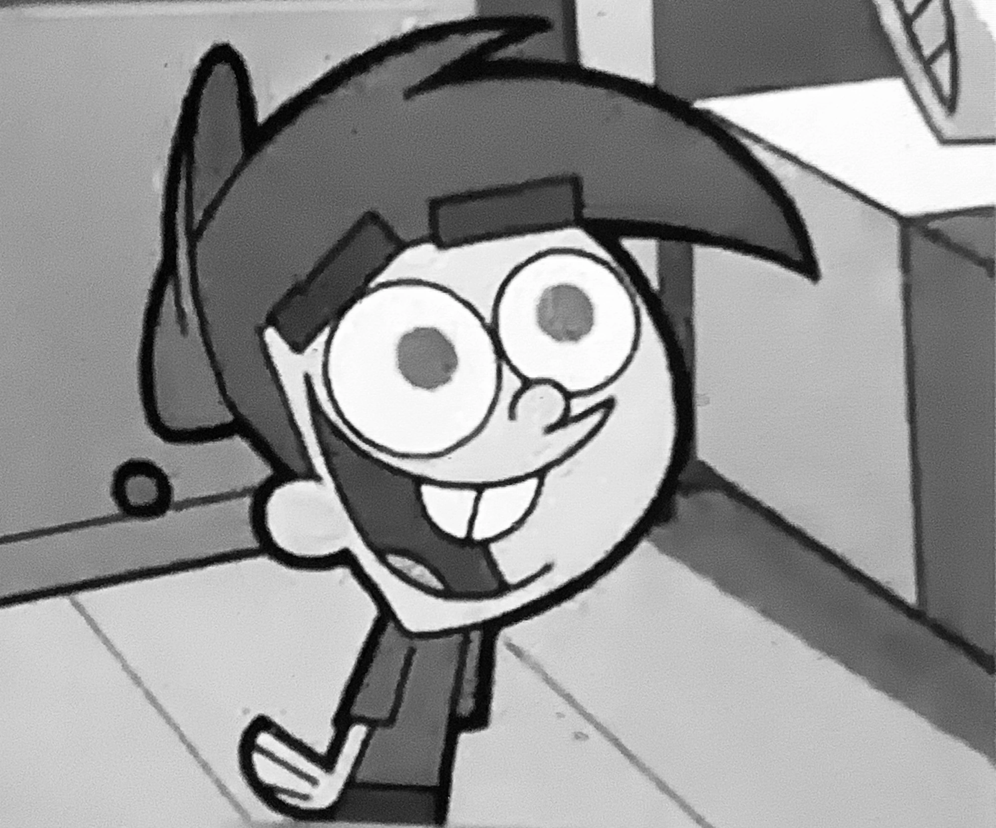 Timmy turner in black and white style | Fandom
