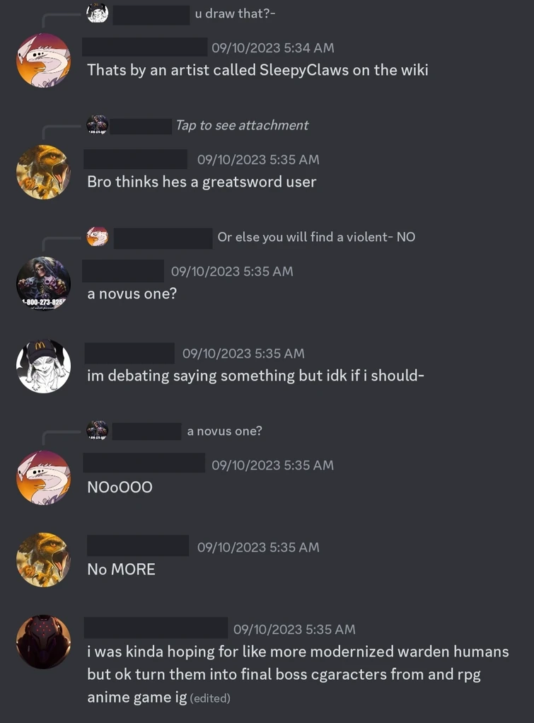 So apparently Cos discord found my human wardens | Fandom