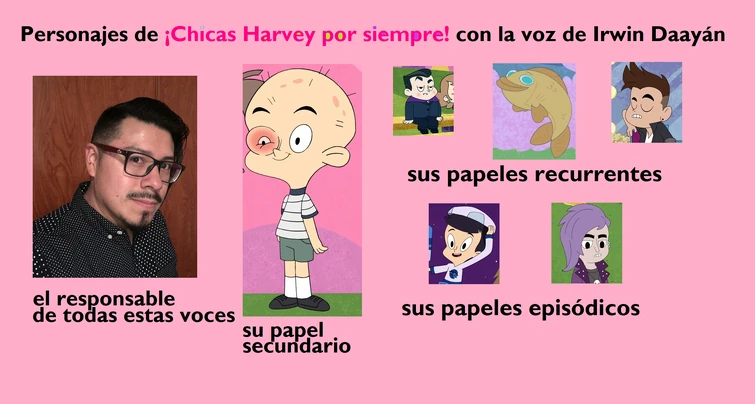Si Irwin Daayán participara en el doblaje de ¡Chicas Harvey por siempre ...