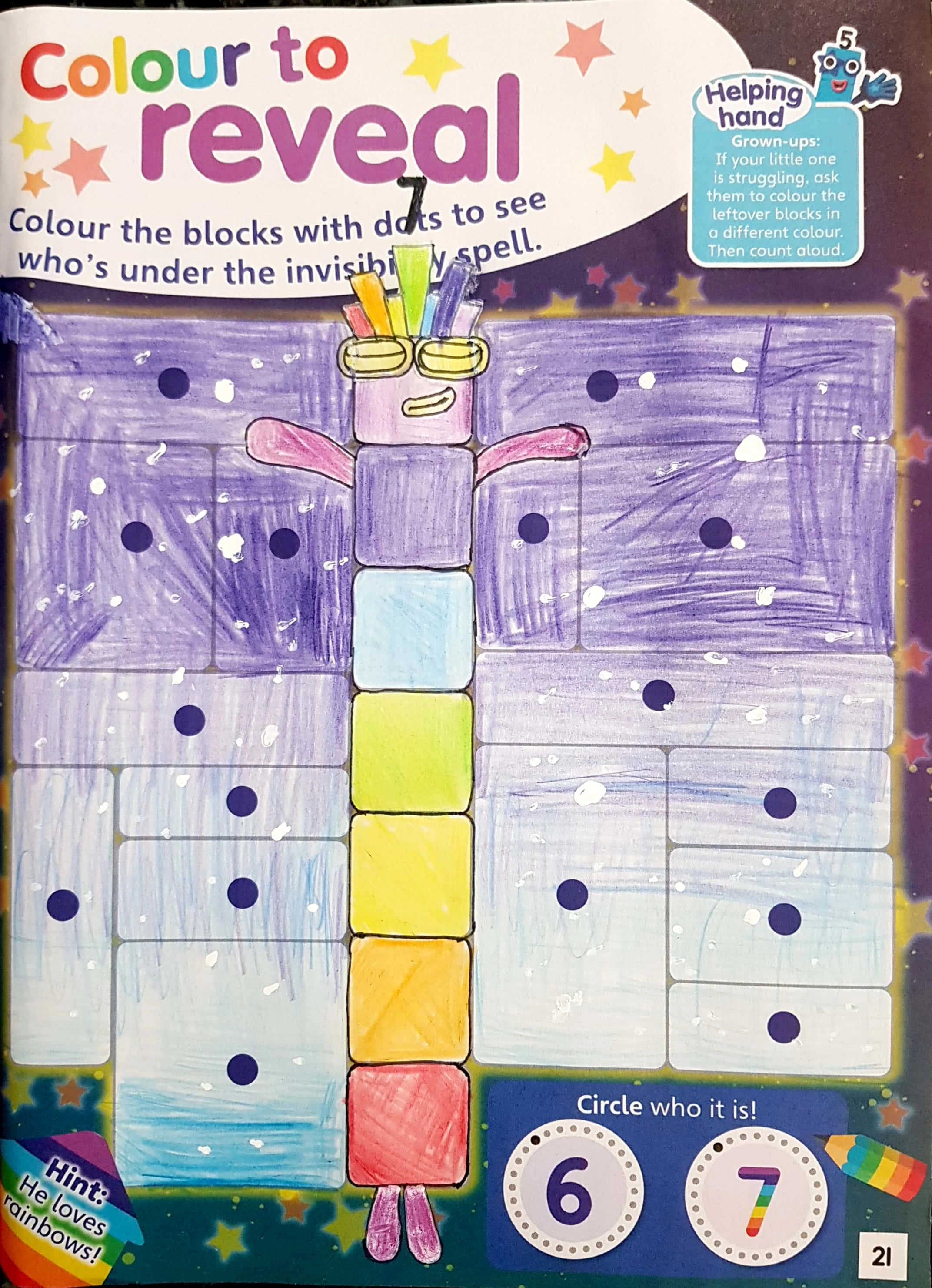 Magazine issue 15 Colour to reveal activity. | Fandom