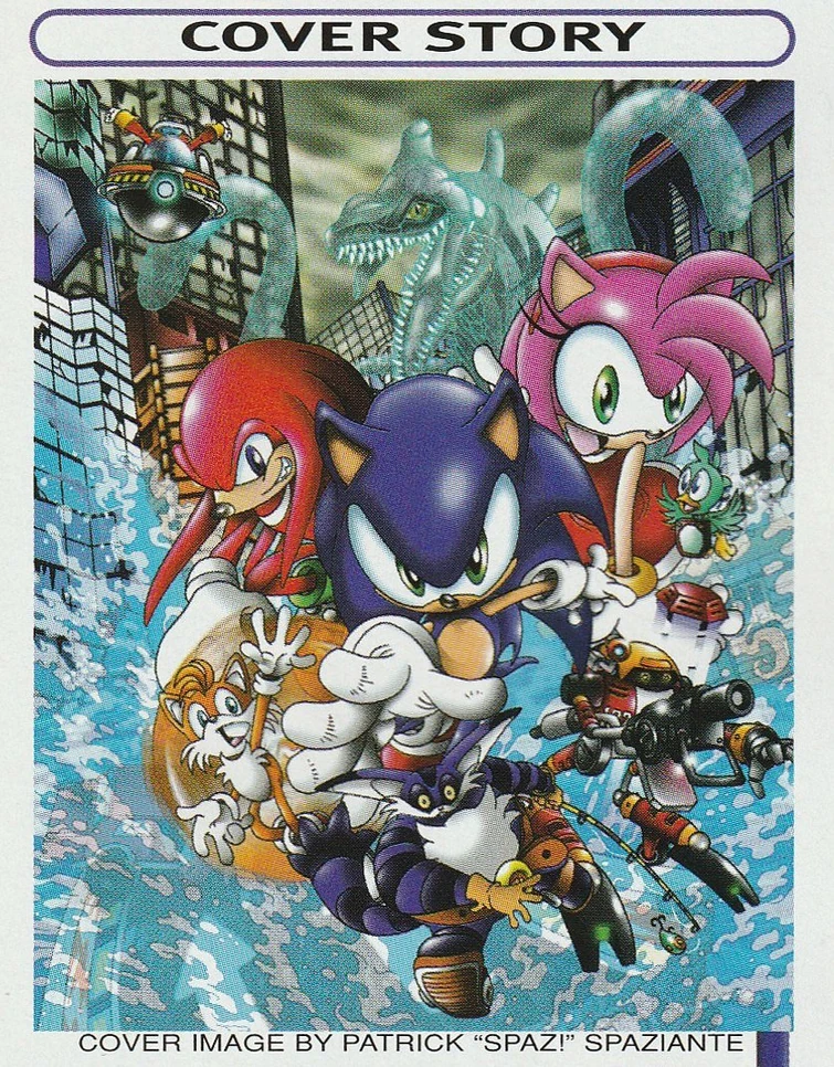 Long Lost Patrick Spaziante Artwork - FOUND - Sonic Adventure | Fandom
