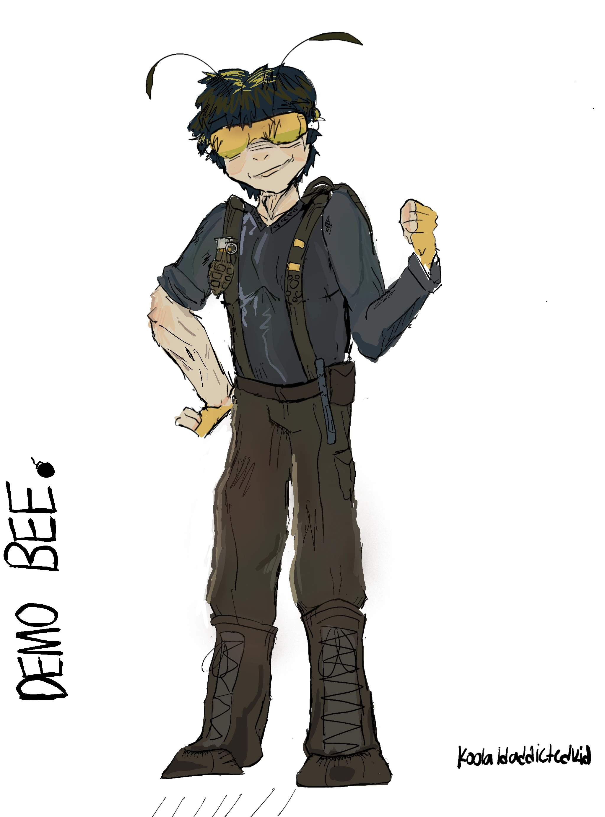 Demo bee humanized | Fandom