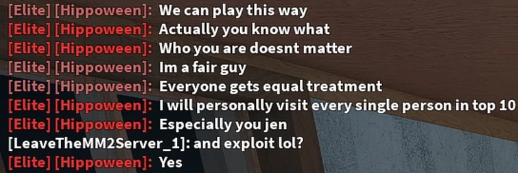 Hippocritical got exposed... (#1 player in mm2) | Fandom