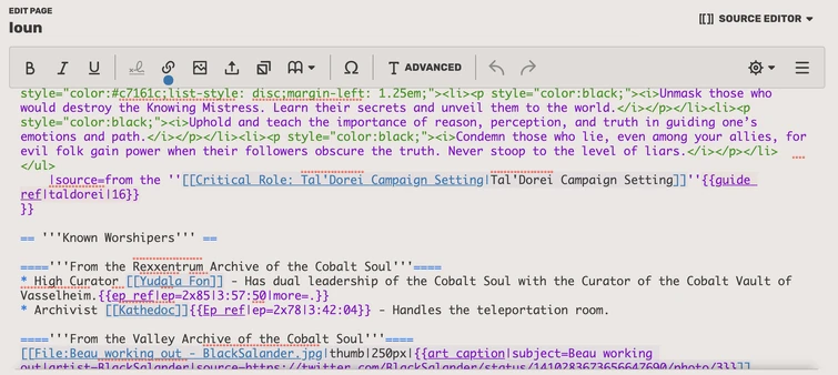 Source editing bug | Fandom