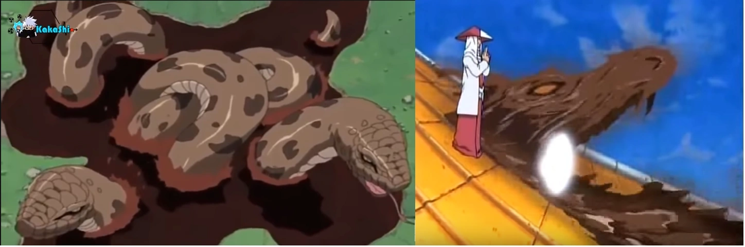 Hiruzen, jiraiya y Ameyuki "el elemento barro" | Fandom