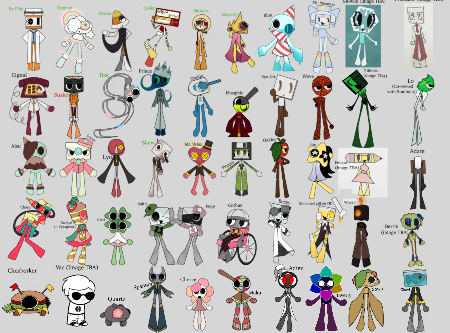 Just curious: have any of y’all noticed any like patterns in my OCs ...