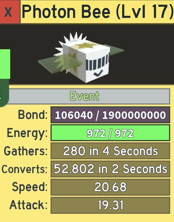 my perfectly normal photon bee | Fandom