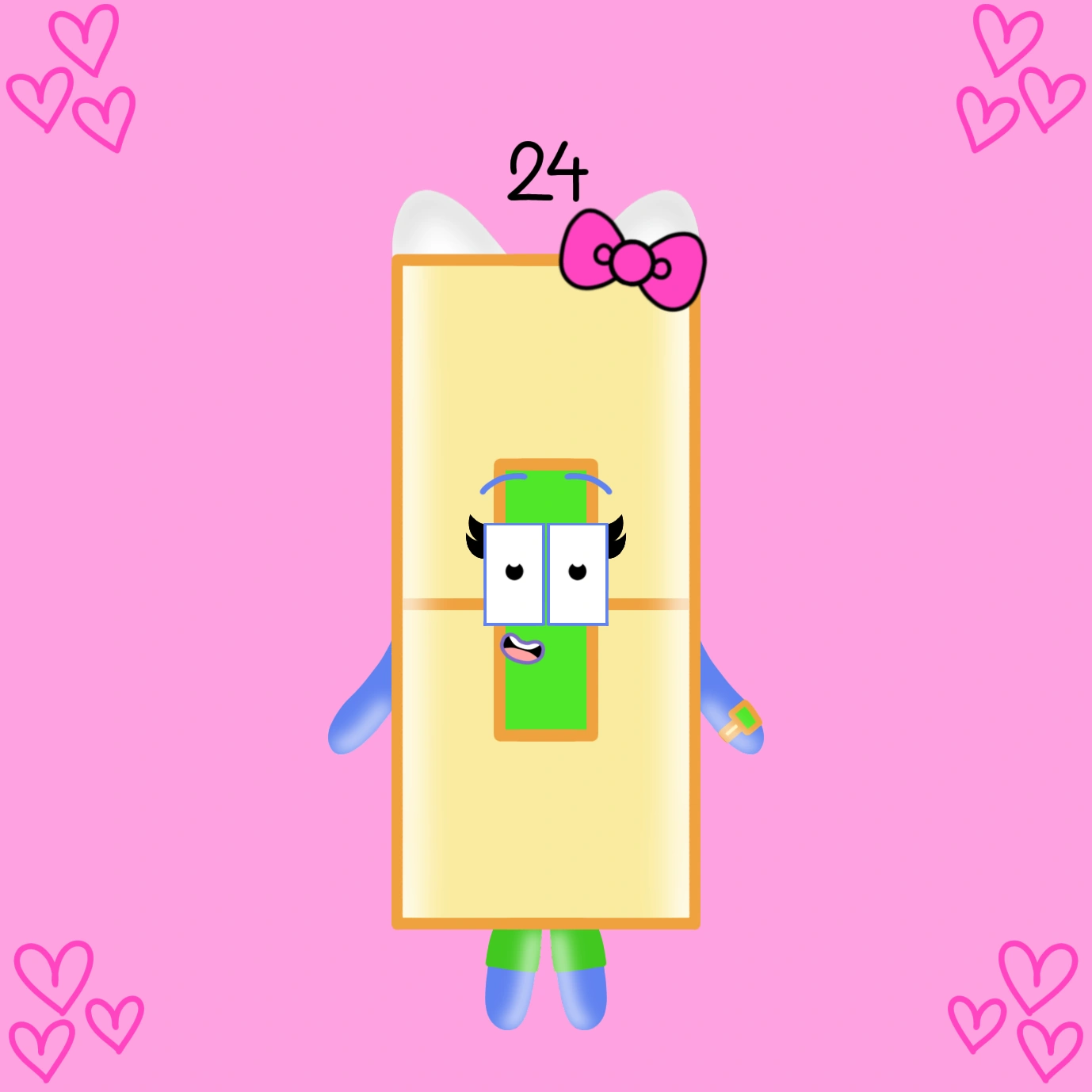 Numberblock 24 as Hello Kitty! | Fandom