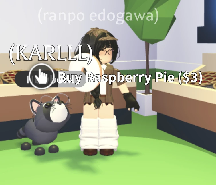 fem ranpo cosplay in adopt me (ft Karl