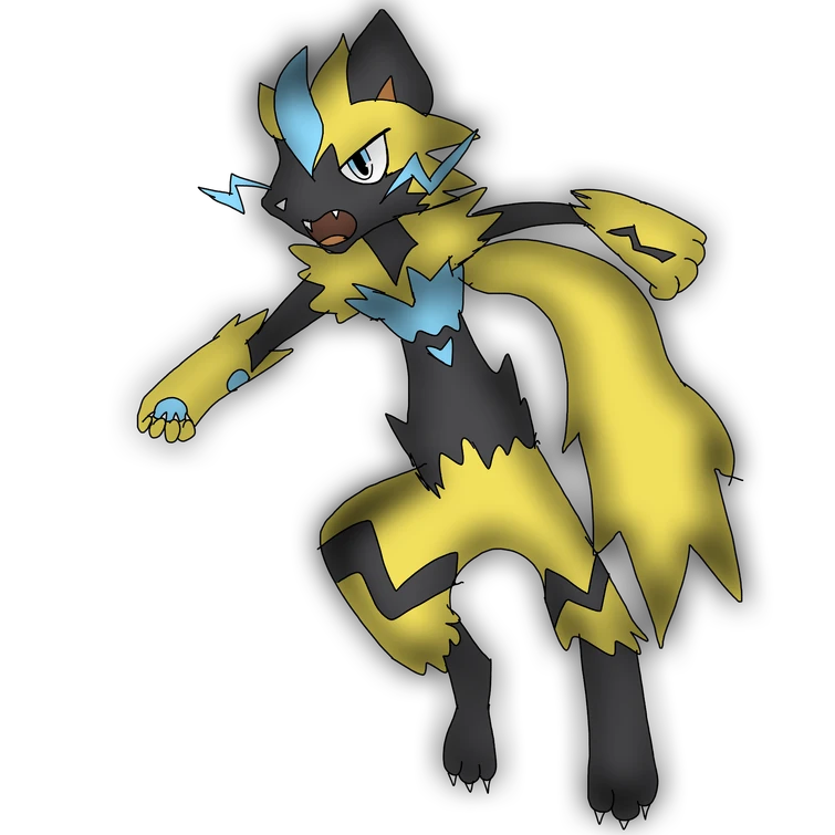 Zeraora (I made shaded and unshaded Art) | Fandom