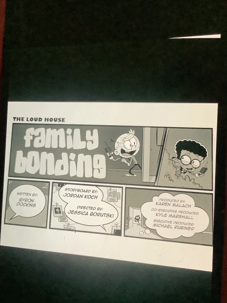 Family bonding title card in black and white style | Fandom