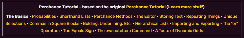 Perchance Tutorial Update | Fandom