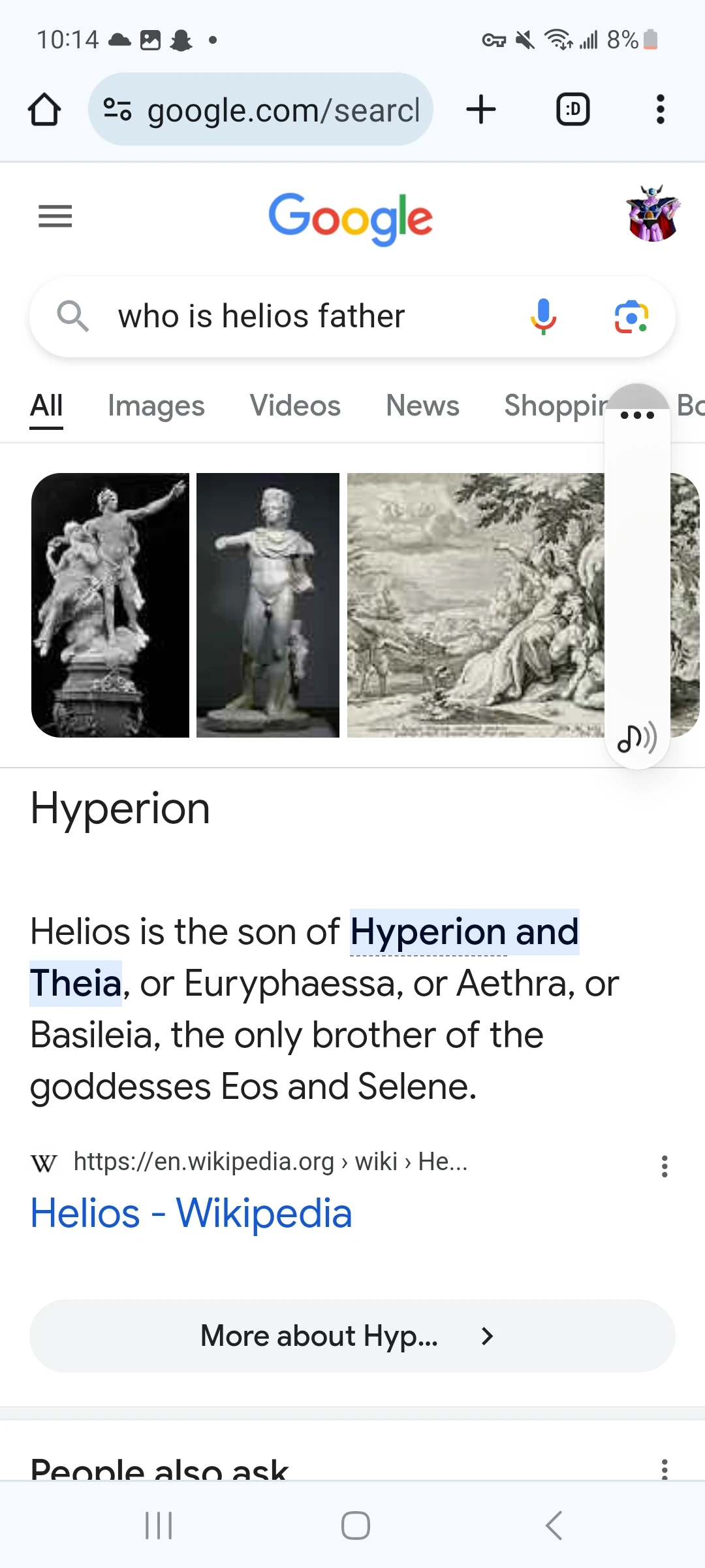 Why does the zeus profile say helios is the son of zeus?? | Fandom