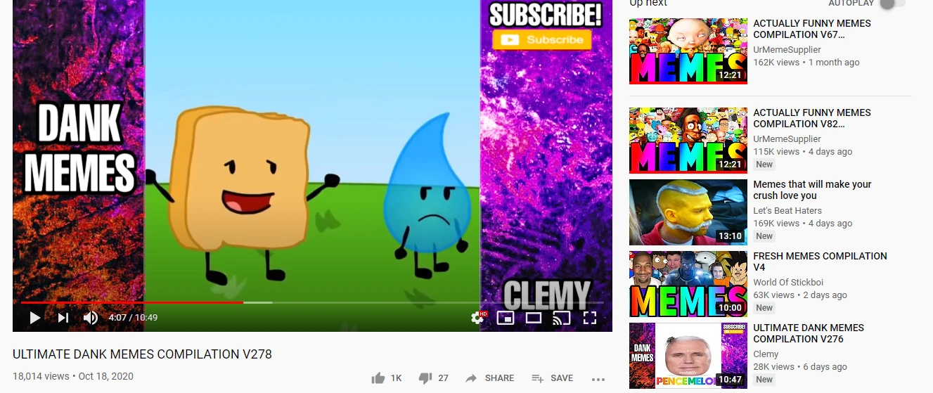I Found BFDI In Clemy's Dank Memes Compilation | Fandom