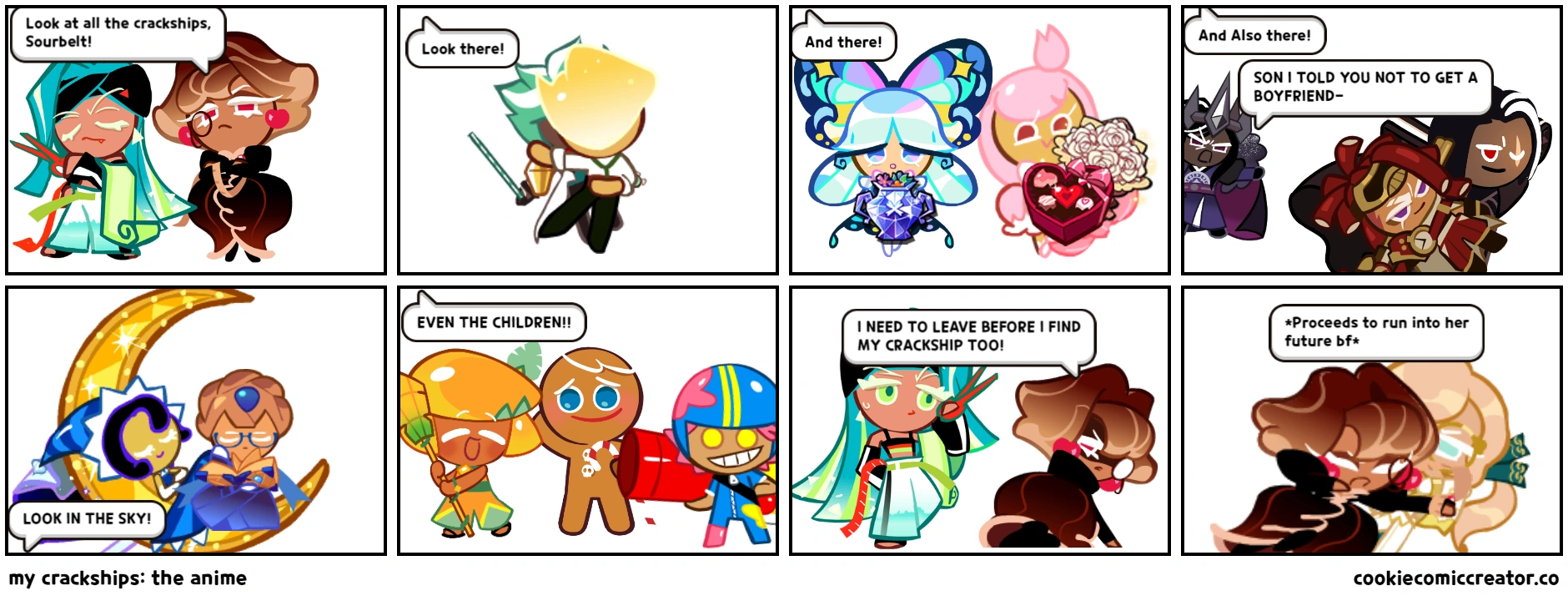 my crackships but it's a comic and sourbelt is there because yes | Fandom