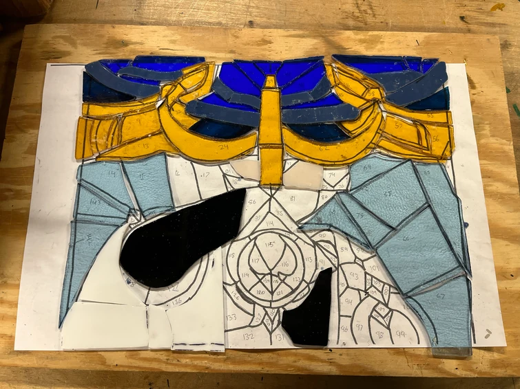 Stained glass wanderer progress | Fandom